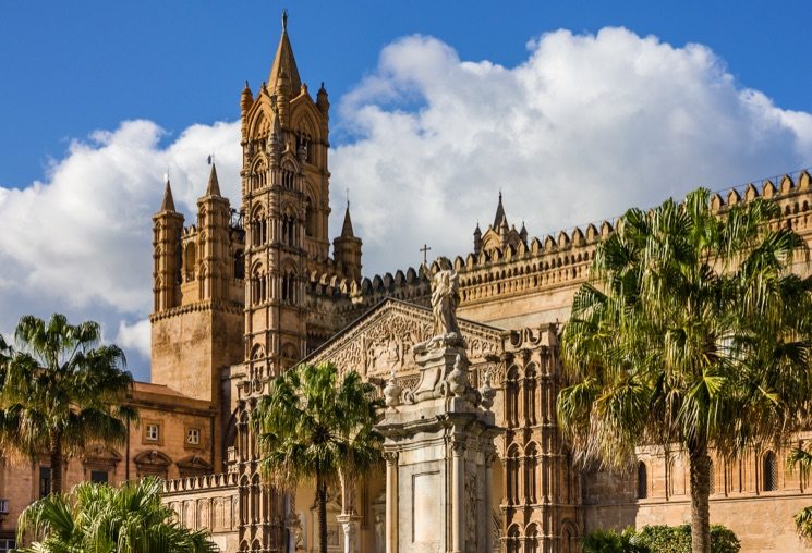 Palermo Cathedral church building architecture, Sicily, Italy - Tuscany ...